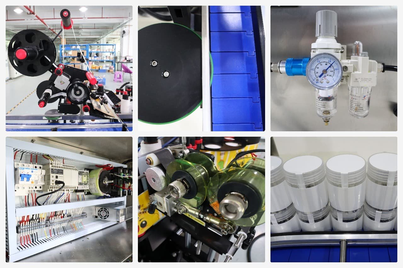 Cap Labeling and Bottle Wrap-around Labeling Machine